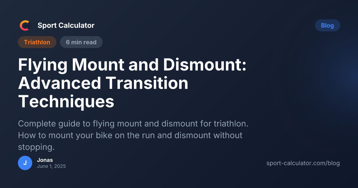 Flying Mount and Dismount: Advanced Transition Techniques