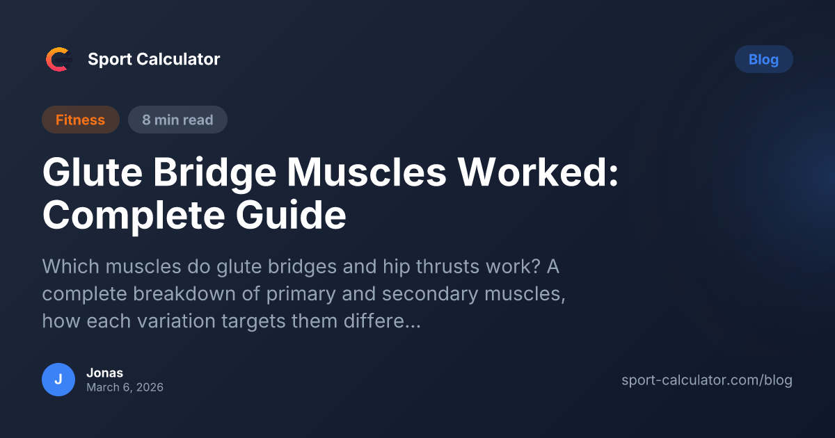 Glute Bridge Muscles Worked: Complete Guide