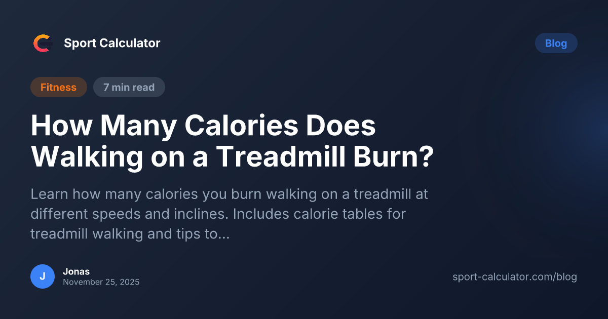 How Many Calories Does Walking on a Treadmill Burn?