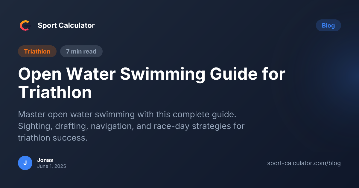 Open Water Swimming Guide for Triathlon