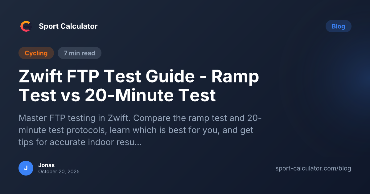 Zwift FTP Test Guide - Ramp Test vs 20-Minute Test