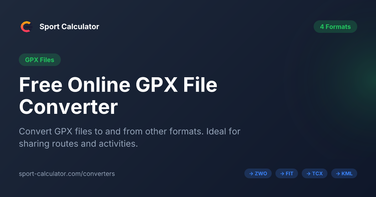 Free Online GPX File Converter | Easy & Secure