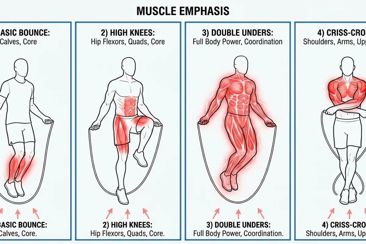 What Muscle Groups Does Skipping Work